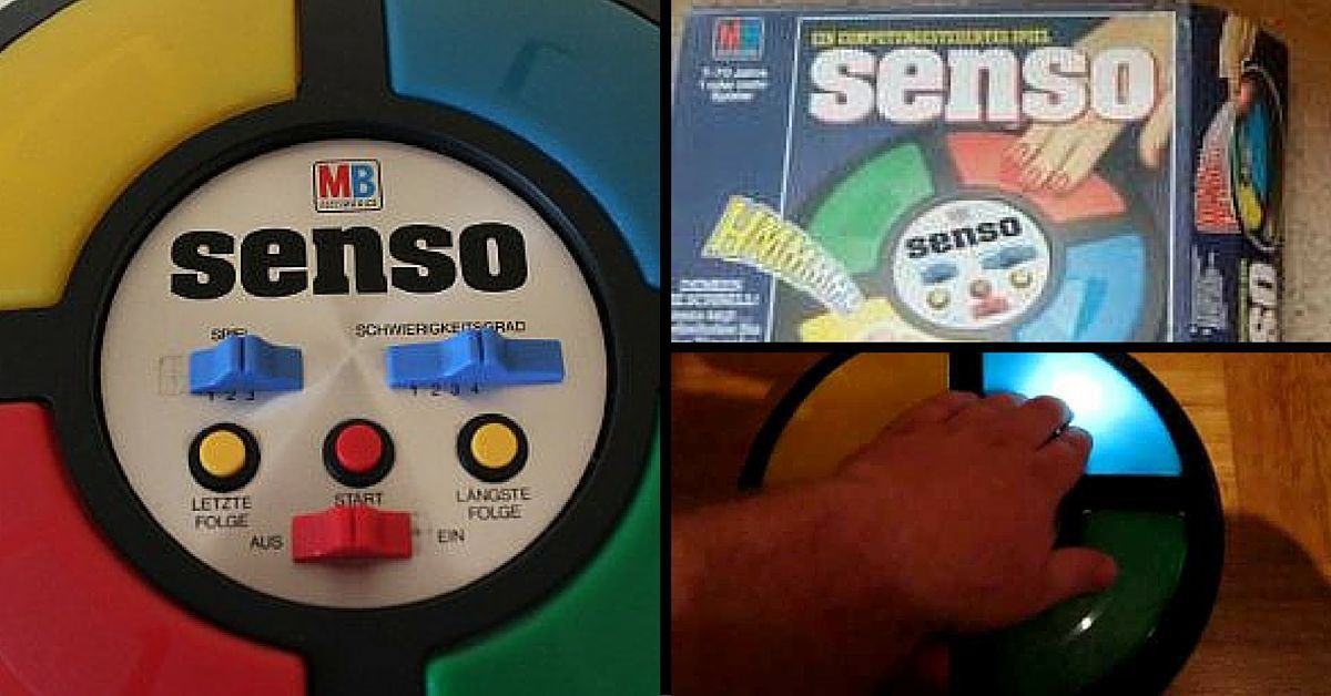 Senso -ein Spiel, welches mich Stunden fesseln konnte...