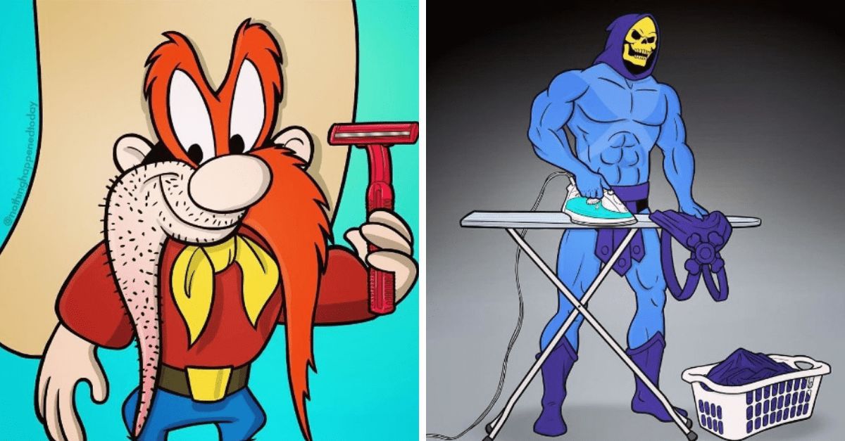 20 Cartoons, die das geheime Leben deiner Lieblingscartoon-Figuren zeigen!