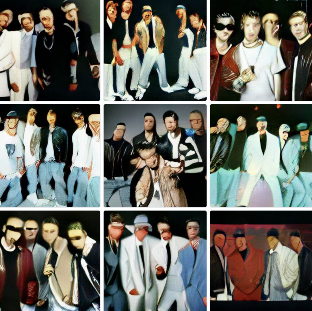 So sieht es aus, wenn künstliche Intelligenz versucht, 25 Stars der ...